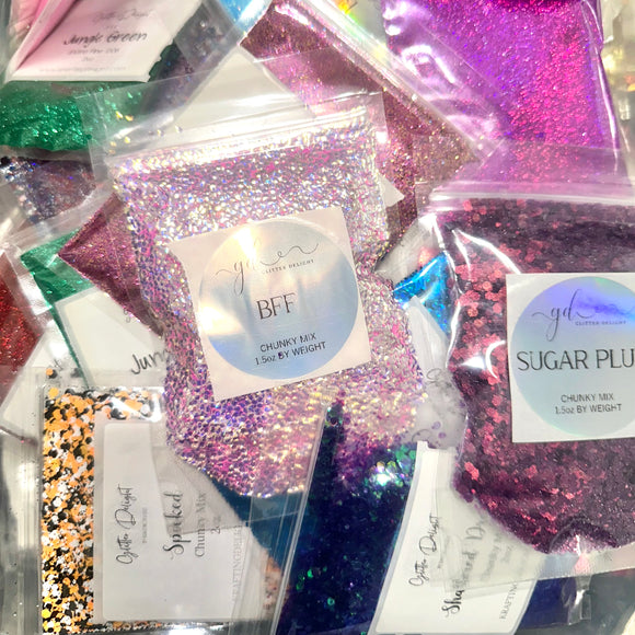 Glitter Grab Bags - 5 Bags – Glitter Delight LLC